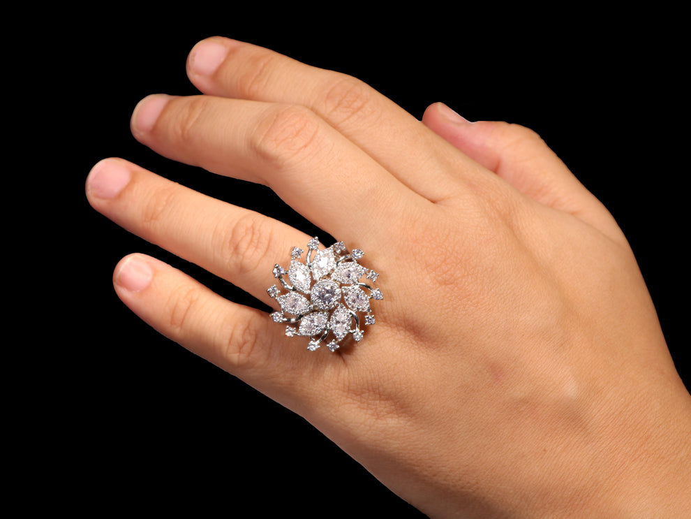 Diamond Cyclone Ring - Adjustable Rings – The House of Muse